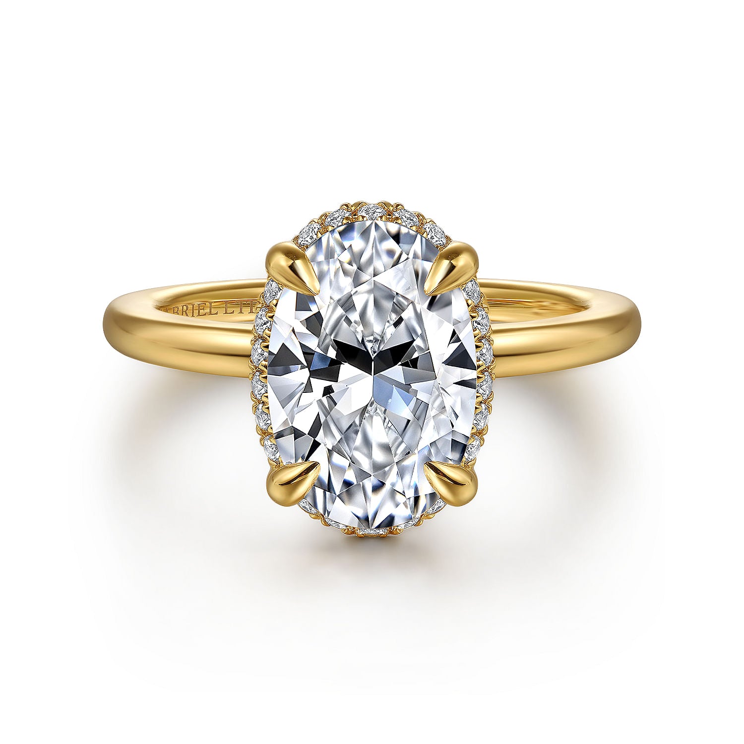 Engagement Rings Unique Vintage Affordable Diamond Halo Solitaire Gold ...